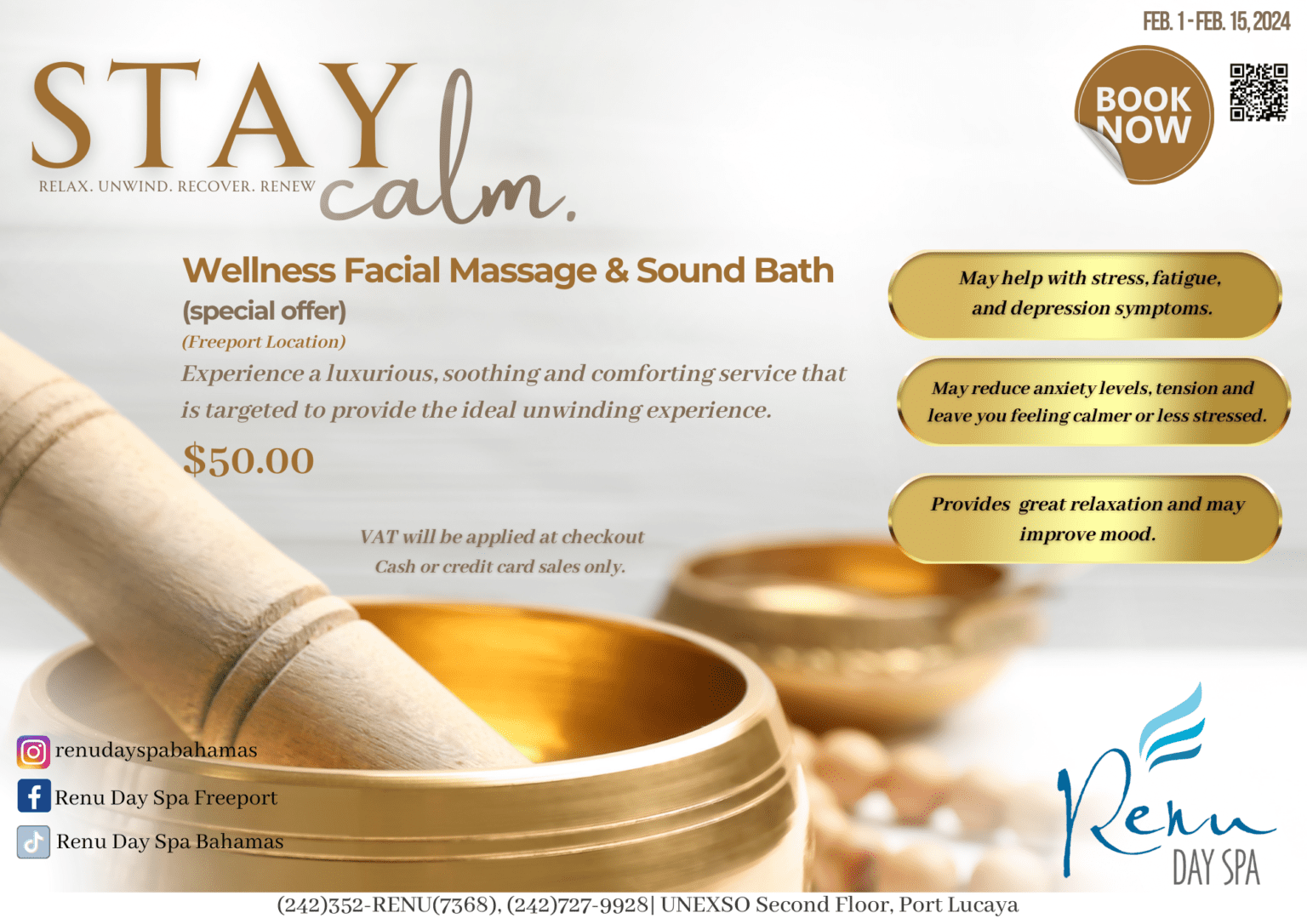 Specials Renu Day Spa Bahamas